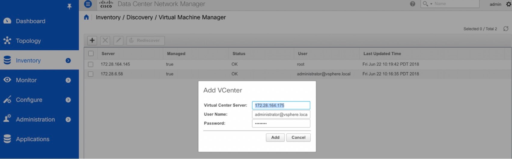 Cisco DCNM Classic LAN Configuration Guide, Release 11.2(1) - Topology ...