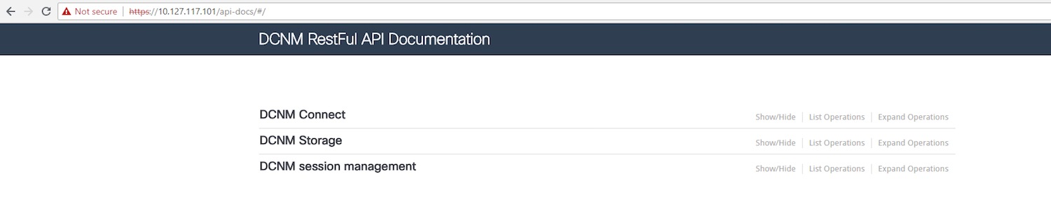Cisco DCNM REST API Guide, Release 11.0(1) - Cisco