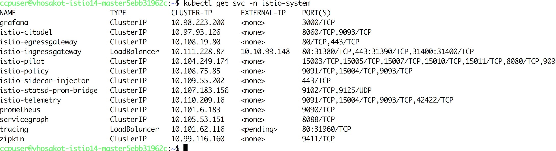 Cisco Container Platform 4.0.0 User Guide - Istio Service Mesh [Cisco Container Platform] - Cisco