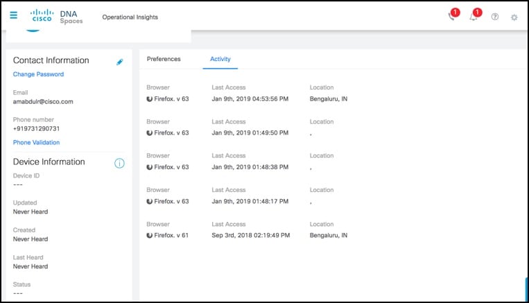 Cisco Spaces Asset Locator Configuration Guide Manage Users Cisco Spaces Cisco