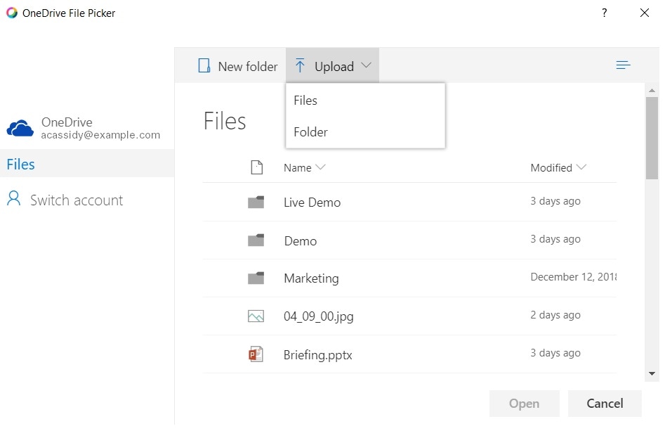 Webex | Upload Files to Microsoft OneDrive or SharePoint Online
