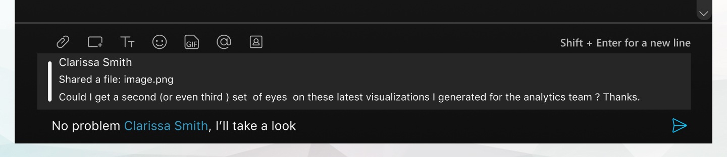 Webex App | Quote someone's message