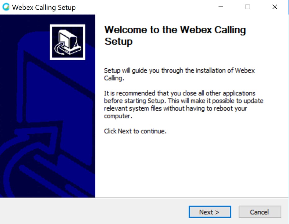 Install the Webex Calling App