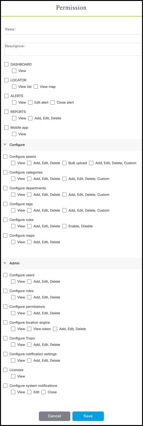 Cisco Spaces Asset Locator Configuration Guide Manage Users Cisco
