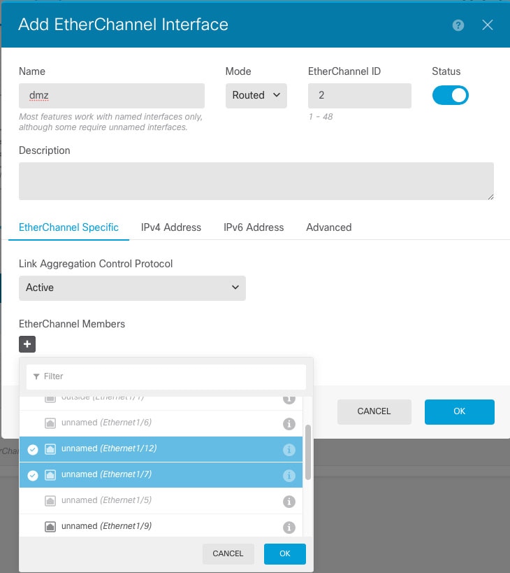Cisco Secure Firewall Device Manager Configuration Guide, Version 7.4 - Interfaces [Cisco Secure ...