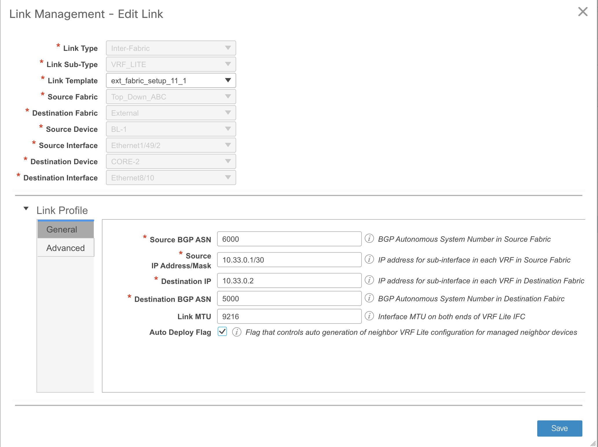 Cisco DCNM LAN Fabric Configuration Guide, Release 11.4(1) - Border Provisioning Use Case in ...
