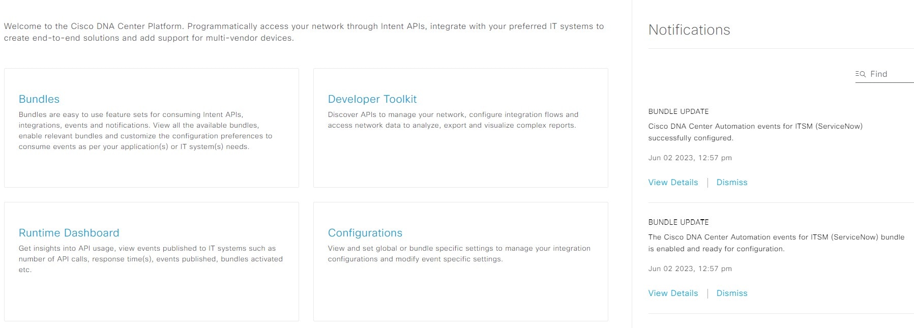 Cisco DNA Center Platform User Guide, Release 2.3.5 - Platform Overview ...