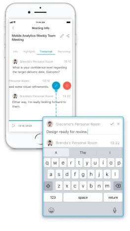 Review and manage meeting transcripts created by Webex Assistant for ...