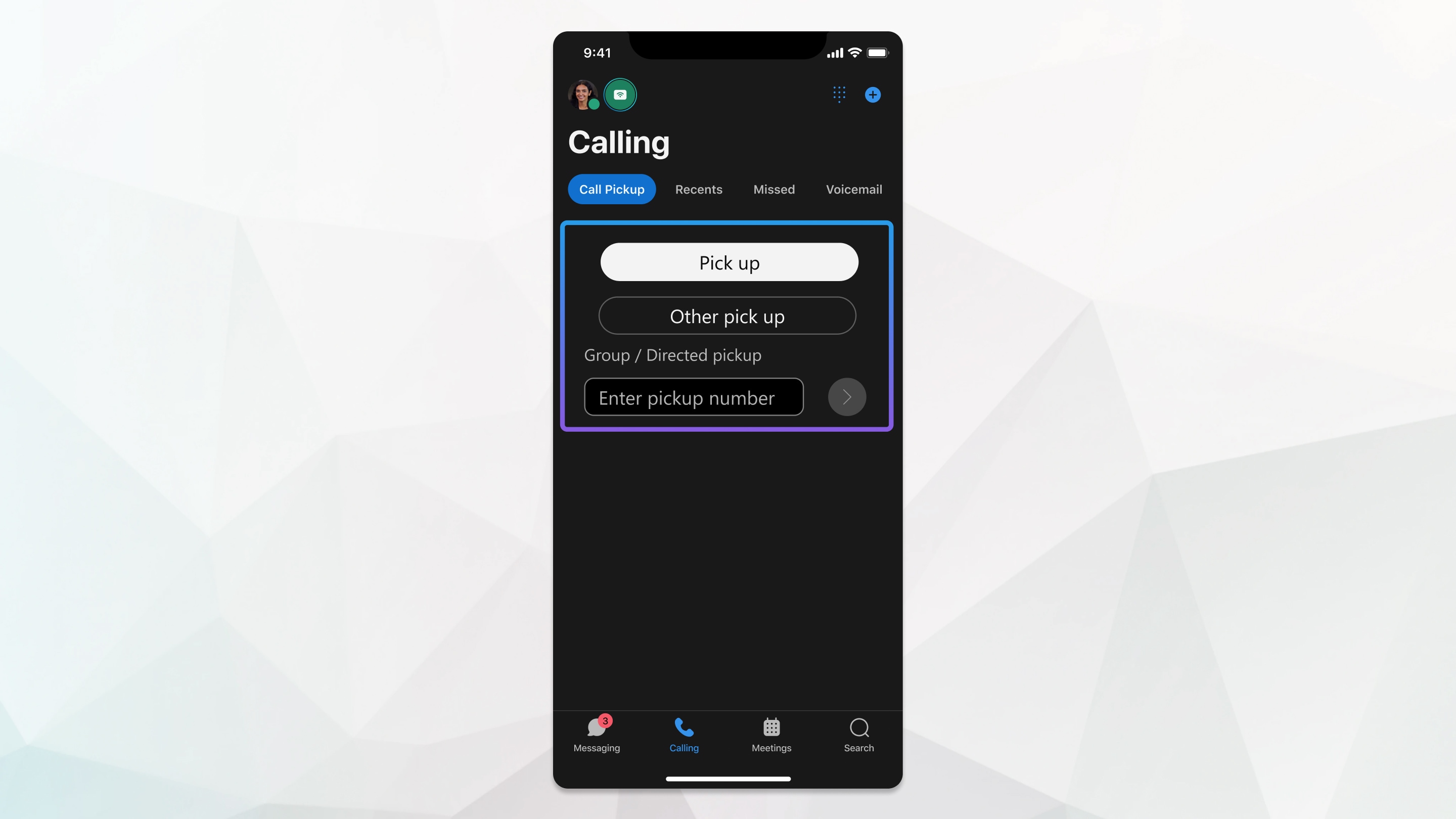 Webex App | Pick up someone else's phone call