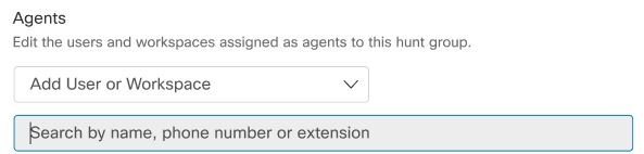 Manage hunt groups in Control Hub