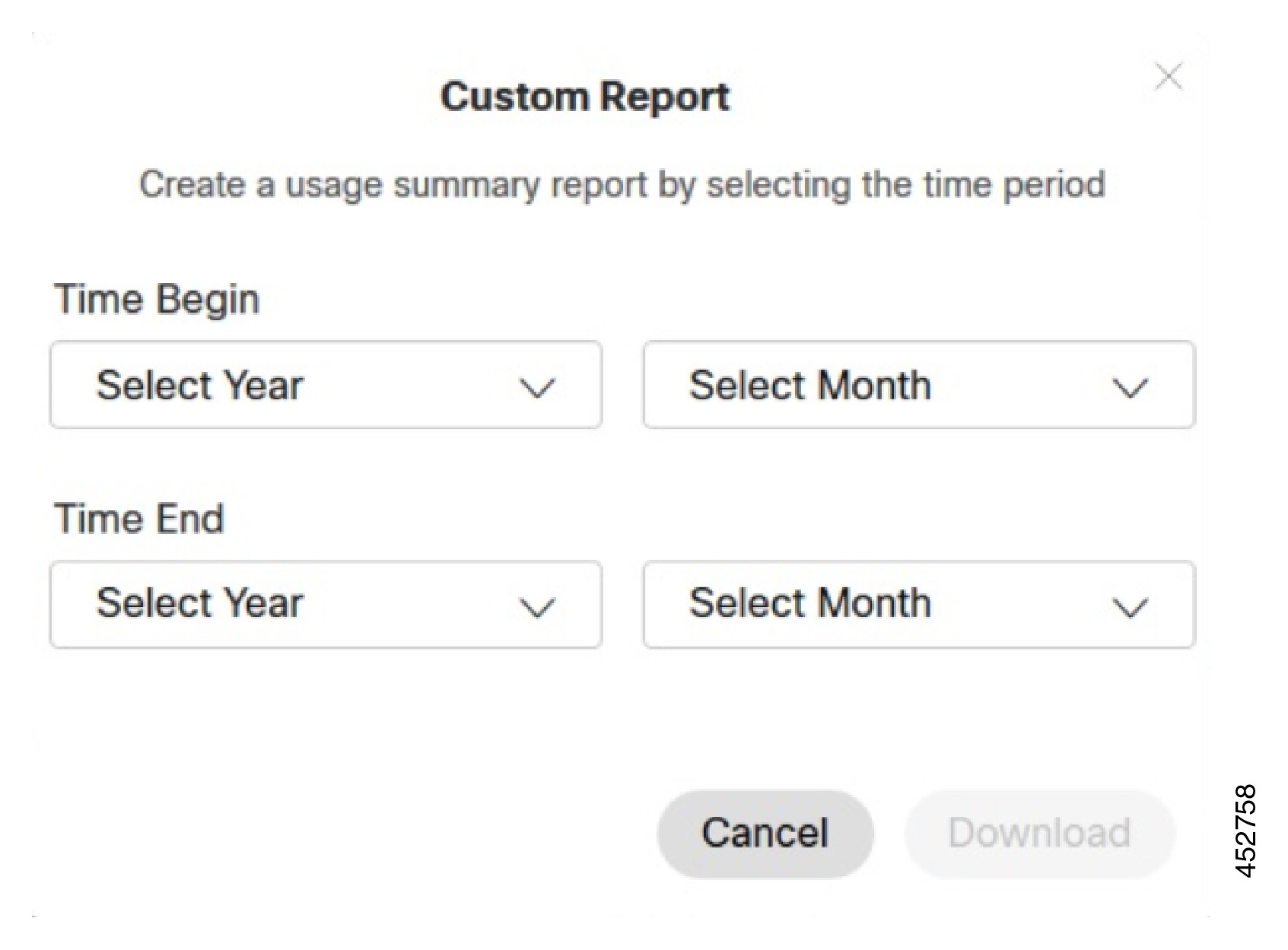 UCM Cloud Flex Usage Reports
