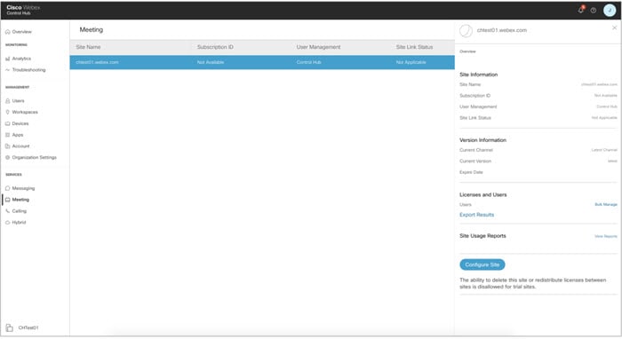 List of features for Webex Meetings 40.11 to 41.2