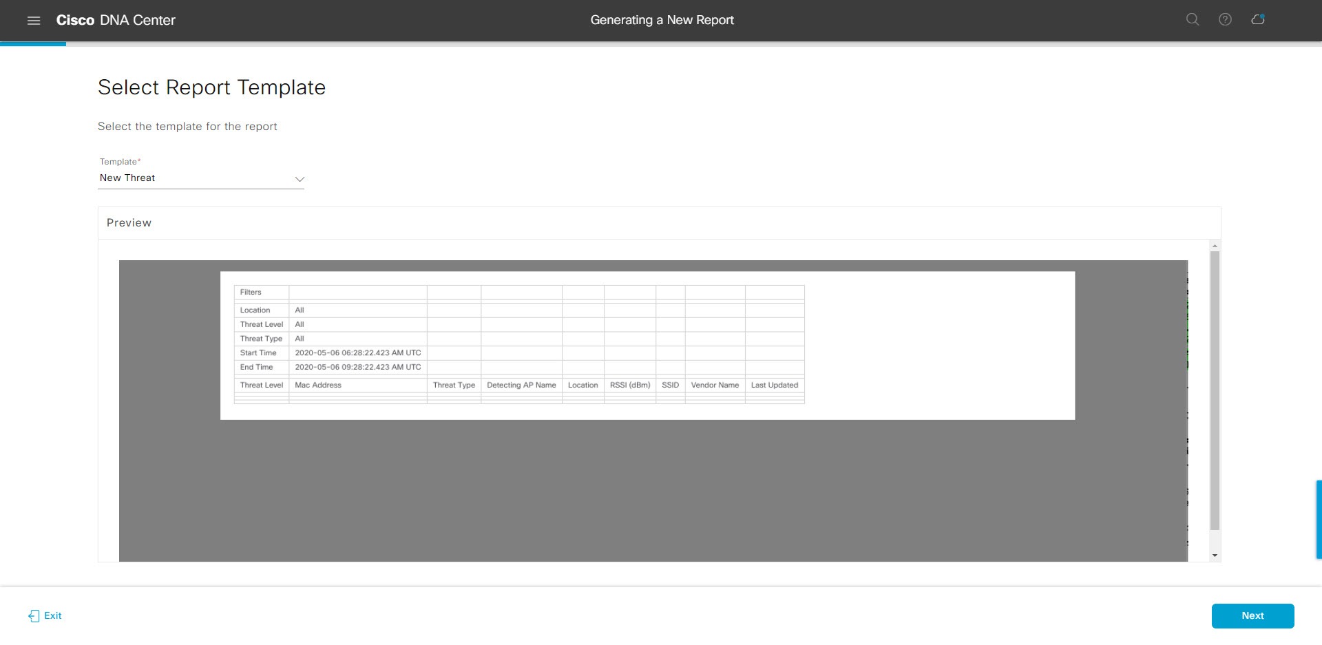 Cisco DNA Center Platform User Guide, Release 2.3.2 - Reports [Support ...