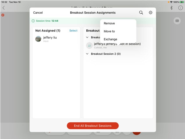 Webex Meetings mobile app (iOS) updates overview