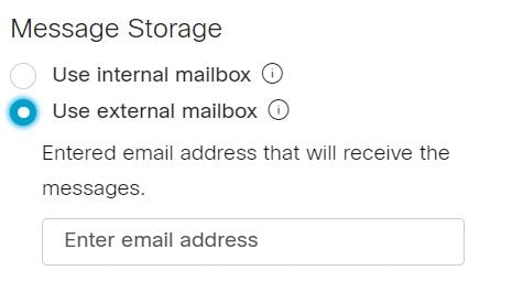Configure and manage voicemail settings for a Webex Calling user