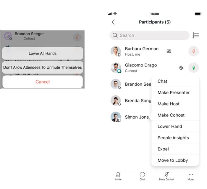 Webex Meetings mobile app (iOS) updates overview