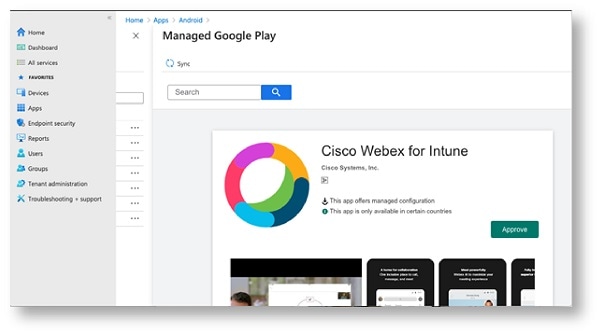 Webex App | Installation with Microsoft Intune