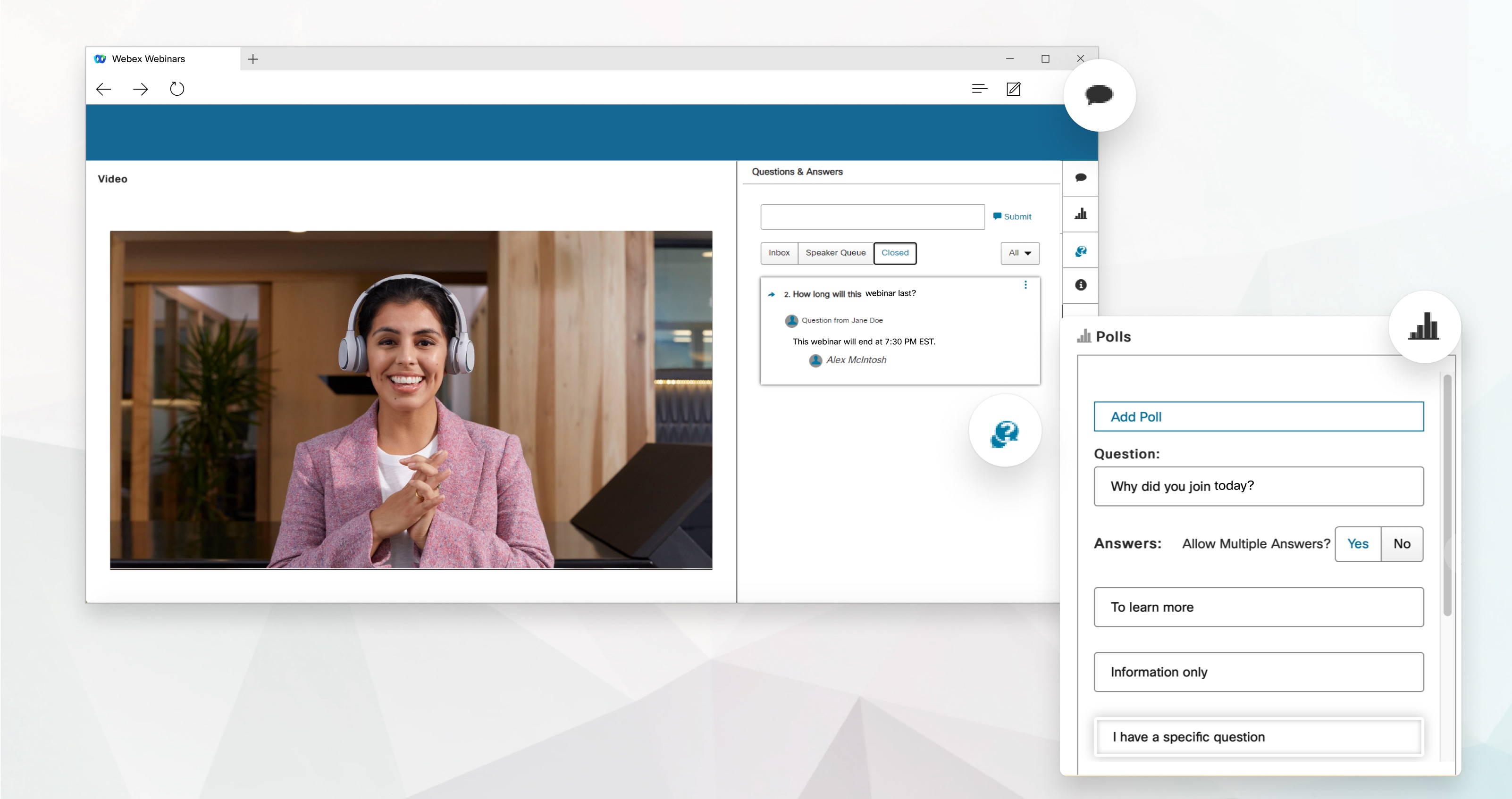 Webex Events (new) is now Webex Webinars