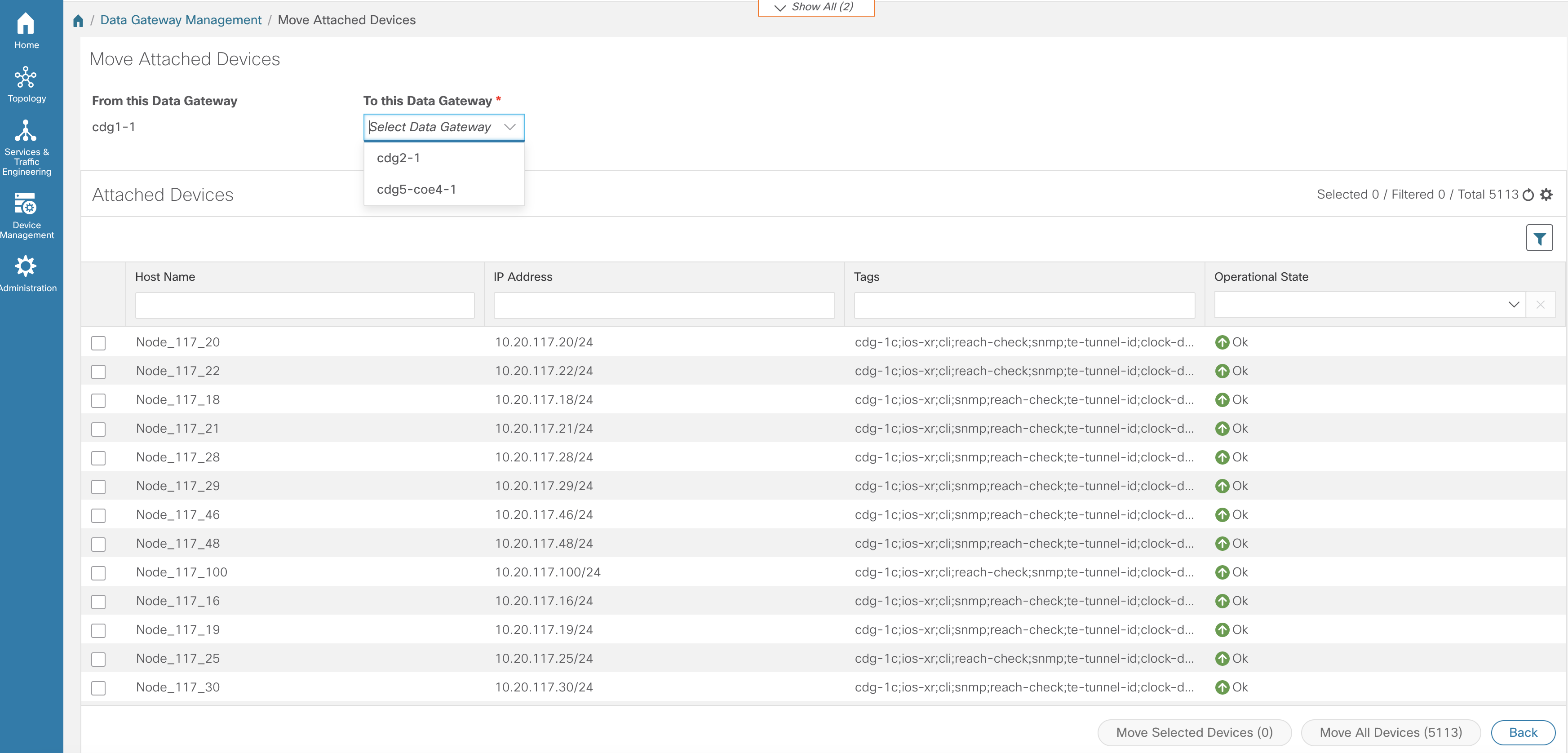 Cisco Crosswork Network Controller 5.0 Administration Guide - Cisco Crosswork Data Gateway ...