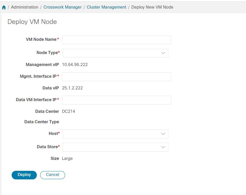 Cisco Crosswork Network Controller 5.0 Administration Guide - Manage the Crosswork Cluster ...