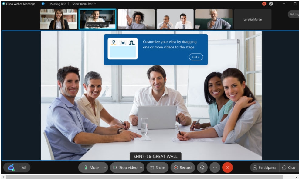 List of Features for Webex Meetings 41.3 to 41.6
