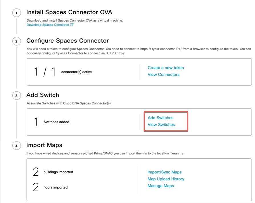 Cisco Spaces: Connector 3 Configuration Guide - Connect Connector to Cisco Catalyst 9300 or 9400 ...