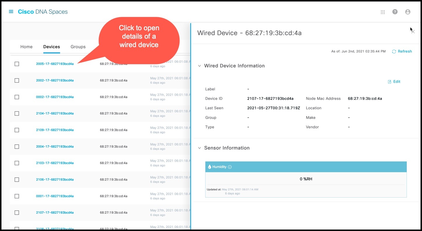 Cisco Spaces: IoT Service Configuration Guide (Wired) - Sensors and ...