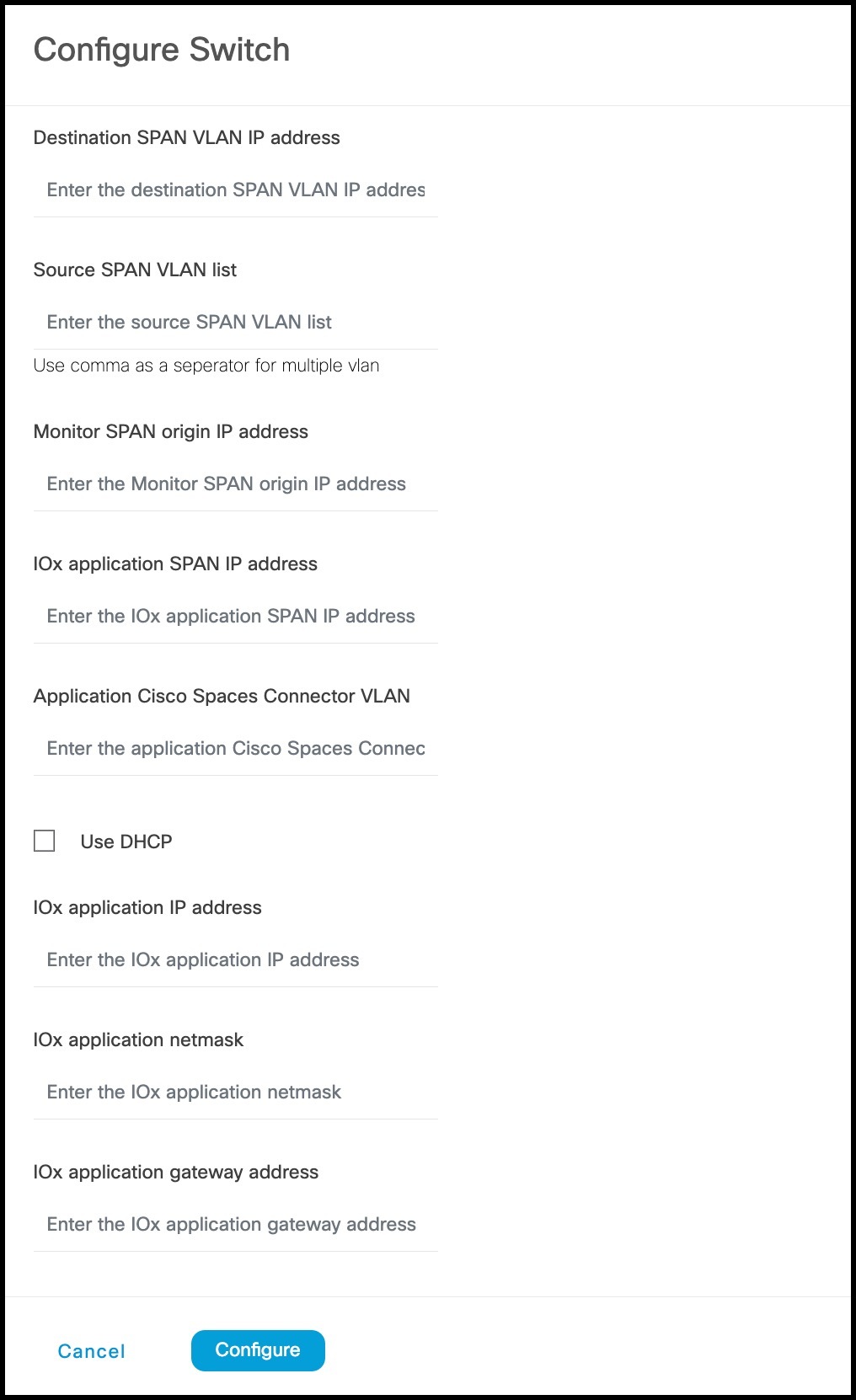 Cisco Spaces Connector 3 Configuration Guide Iot Service Wired Cisco Spaces Cisco