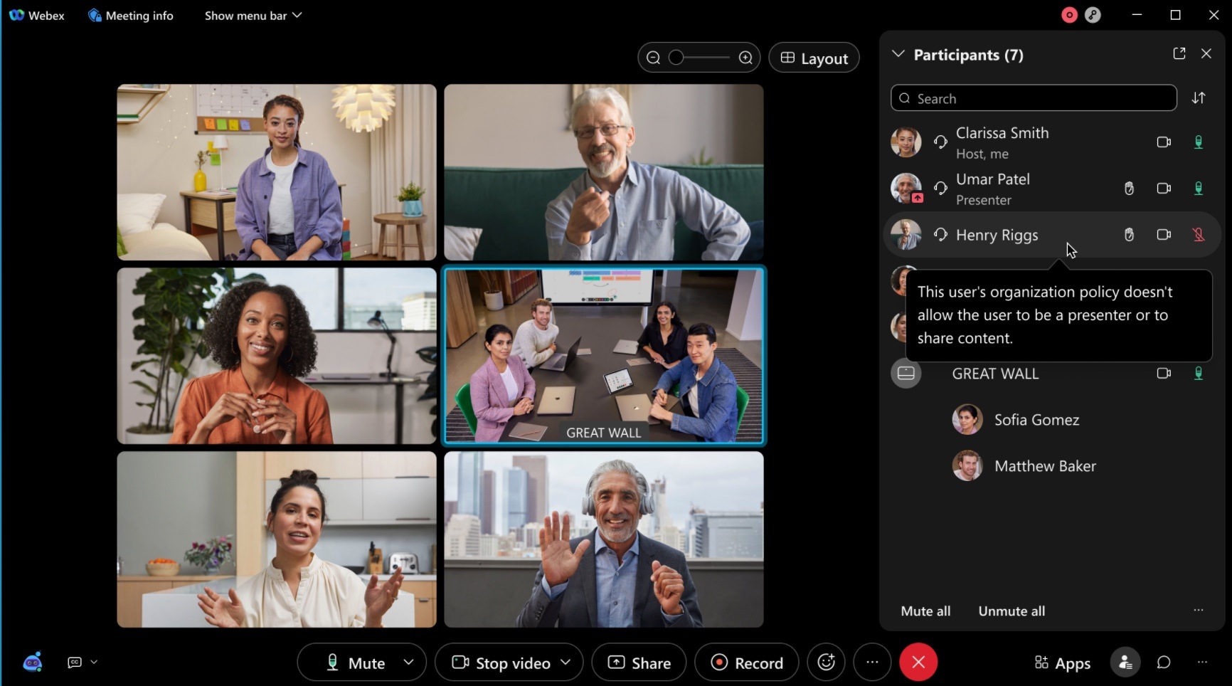 What's new for the latest channel of Webex Meetings