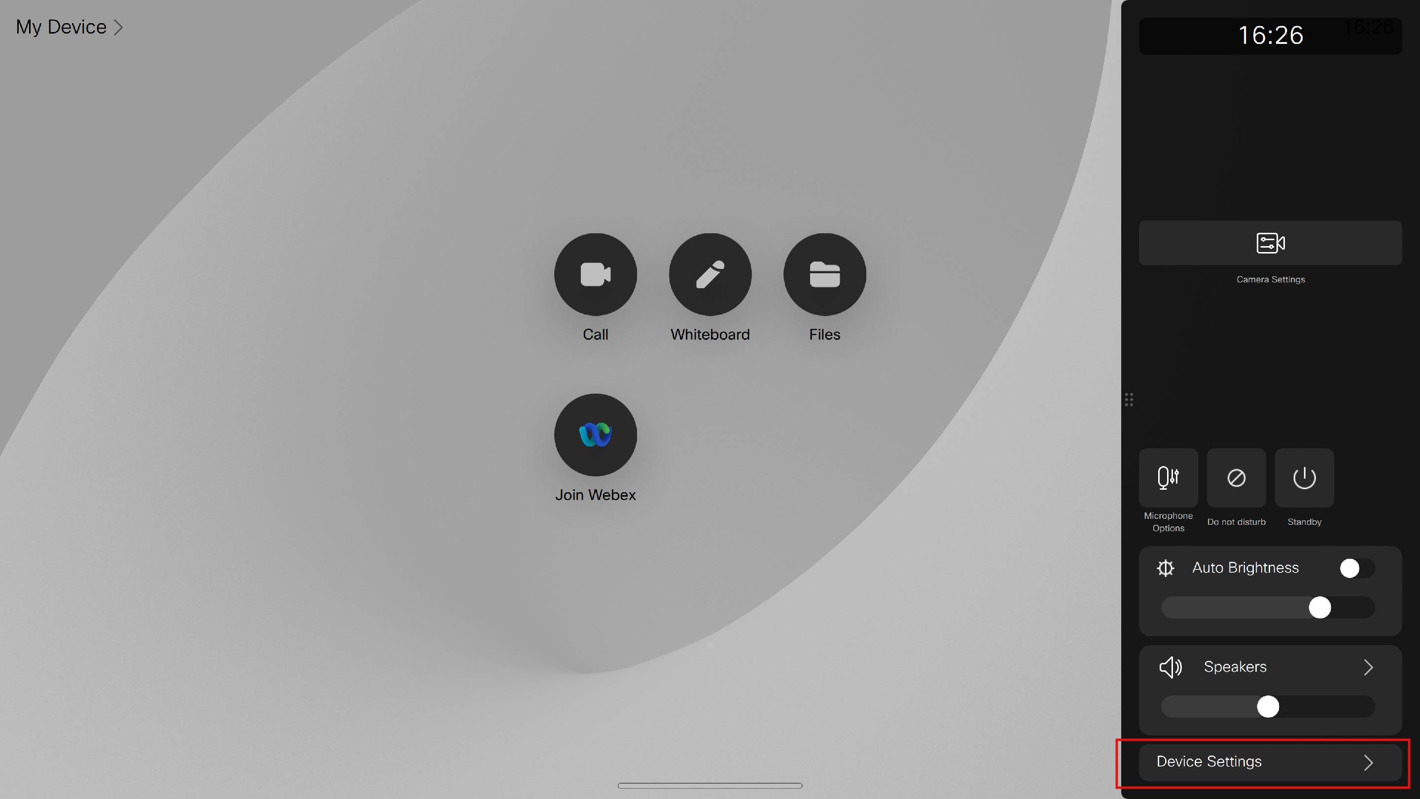 在桌面、桌面Webex Board或 Room 系列设备上更改语言