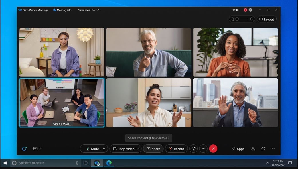 What's new for the latest channel of Webex Meetings