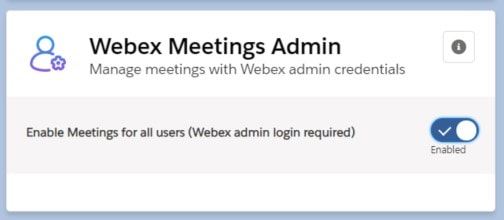 Integrate Salesforce with Webex App