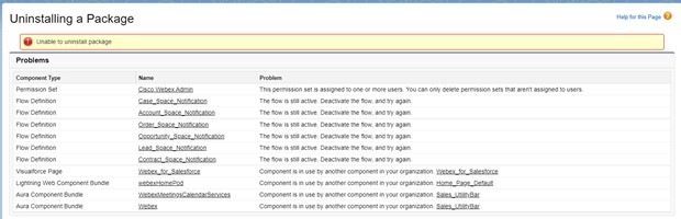 Integrate Salesforce with Webex App