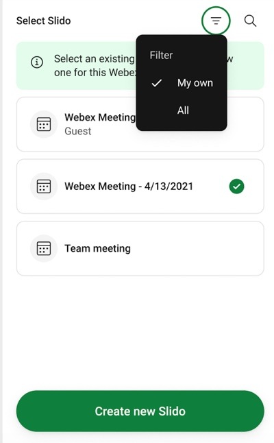 What's new for the latest channel of Webex Meetings
