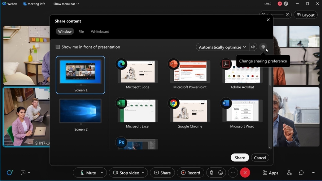 What's new for the latest channel of Webex Meetings