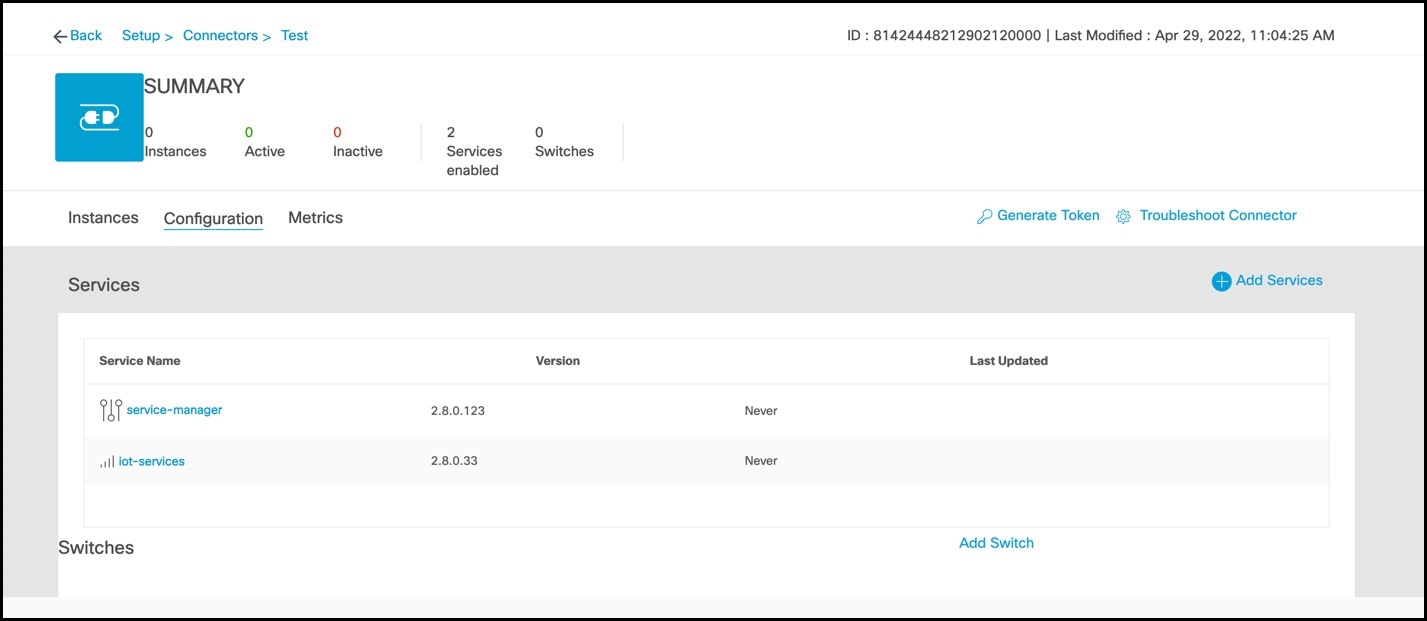 Cisco Spaces Connector 3 Configuration Guide Iot Service Wired Cisco Spaces Cisco