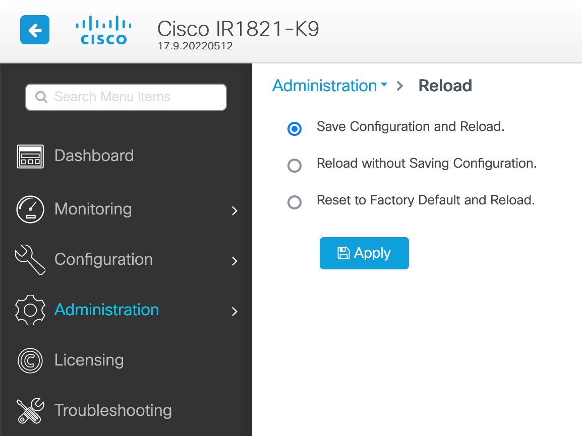 Cisco Catalyst IR1800 Rugged Series Router Software Configuration Guide ...