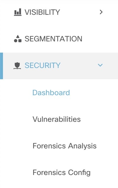 Cisco Secure Workload User Guide - Forensics [Support] - Cisco