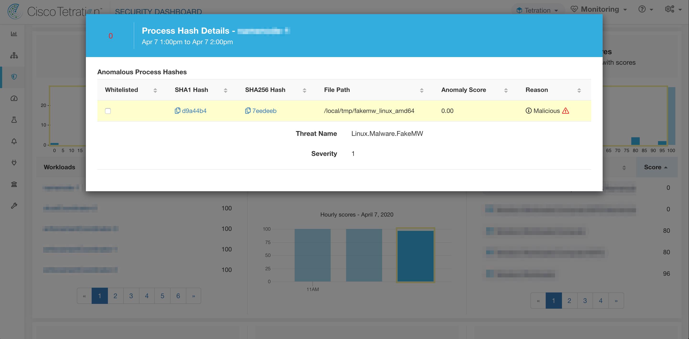 Cisco Secure Workload User Guide - Forensics [Support] - Cisco