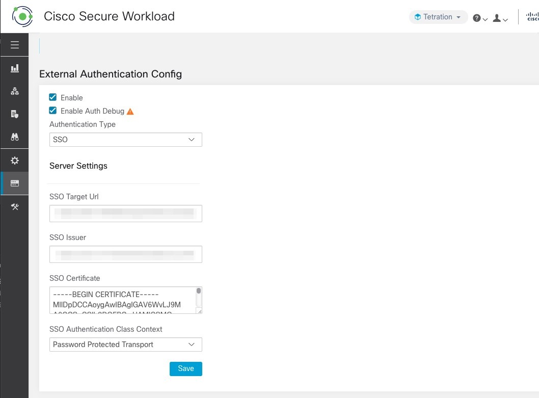 Cisco Secure Workload User Guide On–Premises, Release 3.9 - Set Up System Configurations in ...