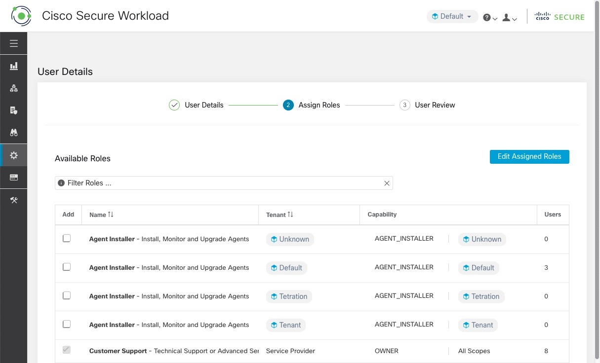Cisco Secure Workload User Guide On–Premises, Release 3.8 - Service Settings [Cisco Secure ...