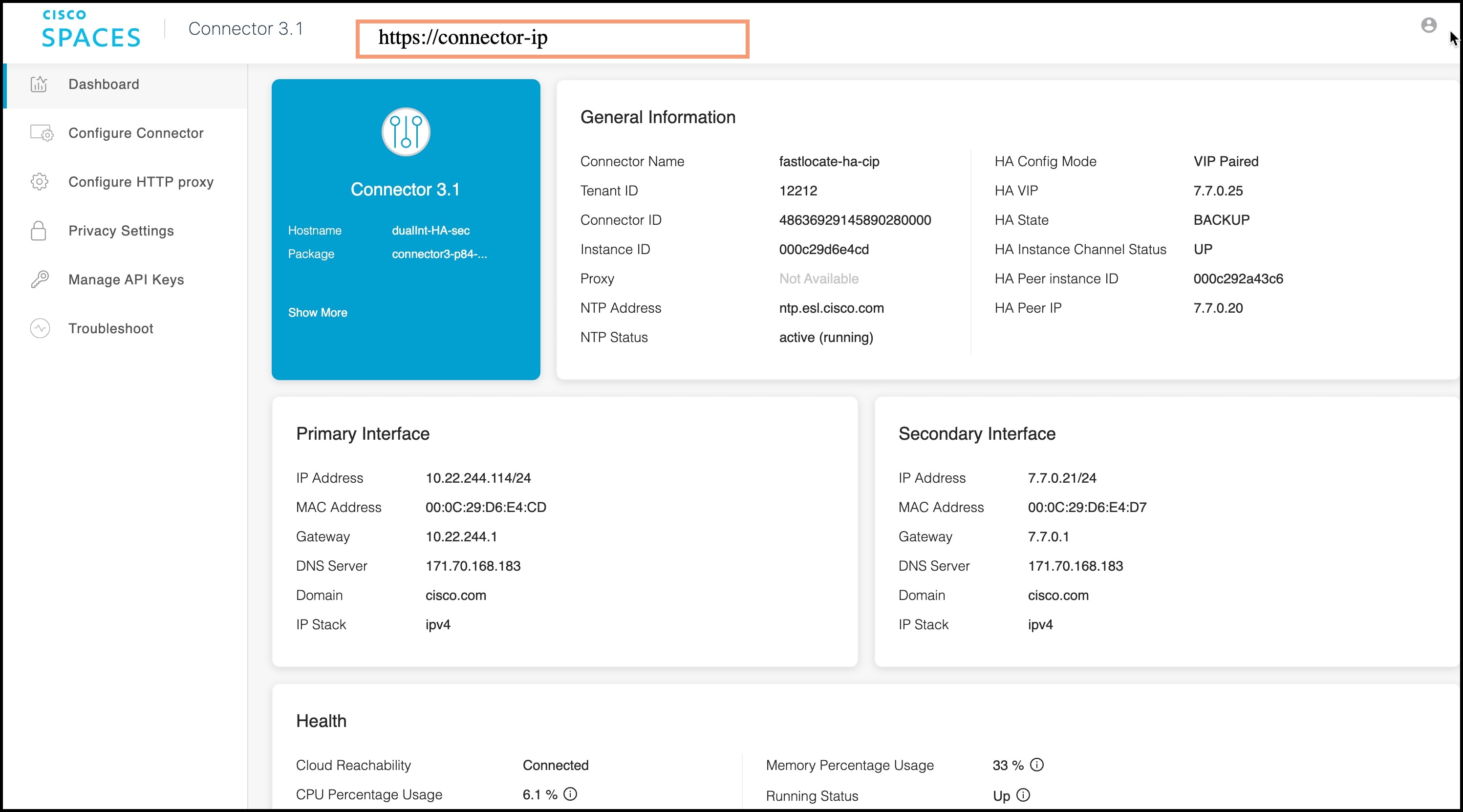 Cisco Spaces Connector 3 Configuration Guide Cisco Spaces Connector Ova Support Cisco