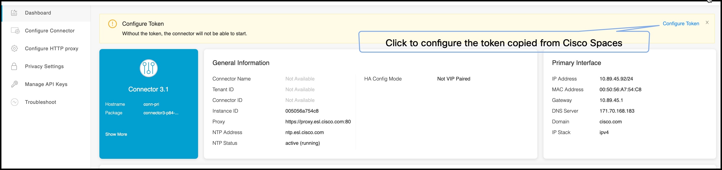Cisco Spaces Connector 3 Configuration Guide Connector On Cisco Spaces Support Cisco
