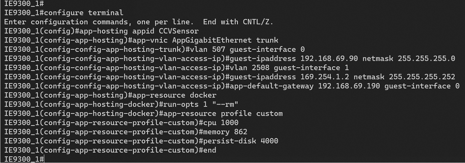 Cisco Cyber Vision Sensor Application for Cisco Switches Installation ...