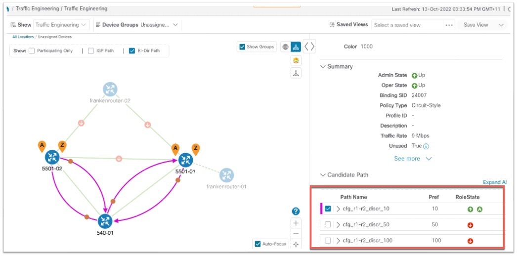 Cisco Crosswork Network Controller 7.0 Solution Workflow Guide - Bandwidth and Network ...