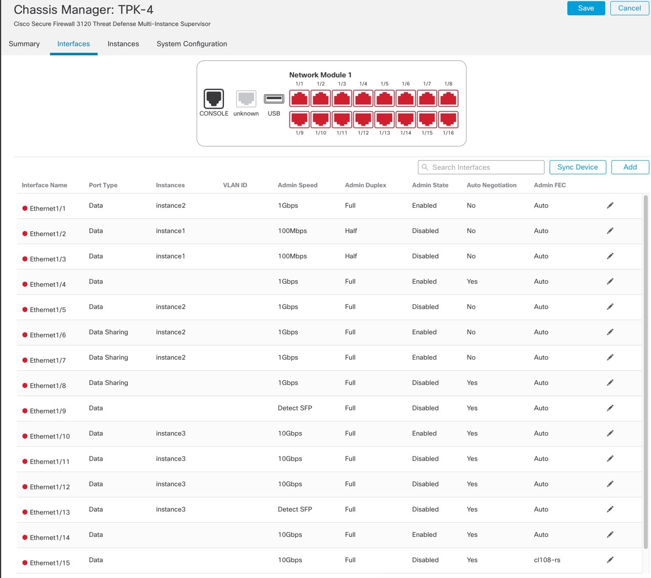 Cisco Secure Firewall Management Center Device Configuration Guide 74 Multi Instance Mode