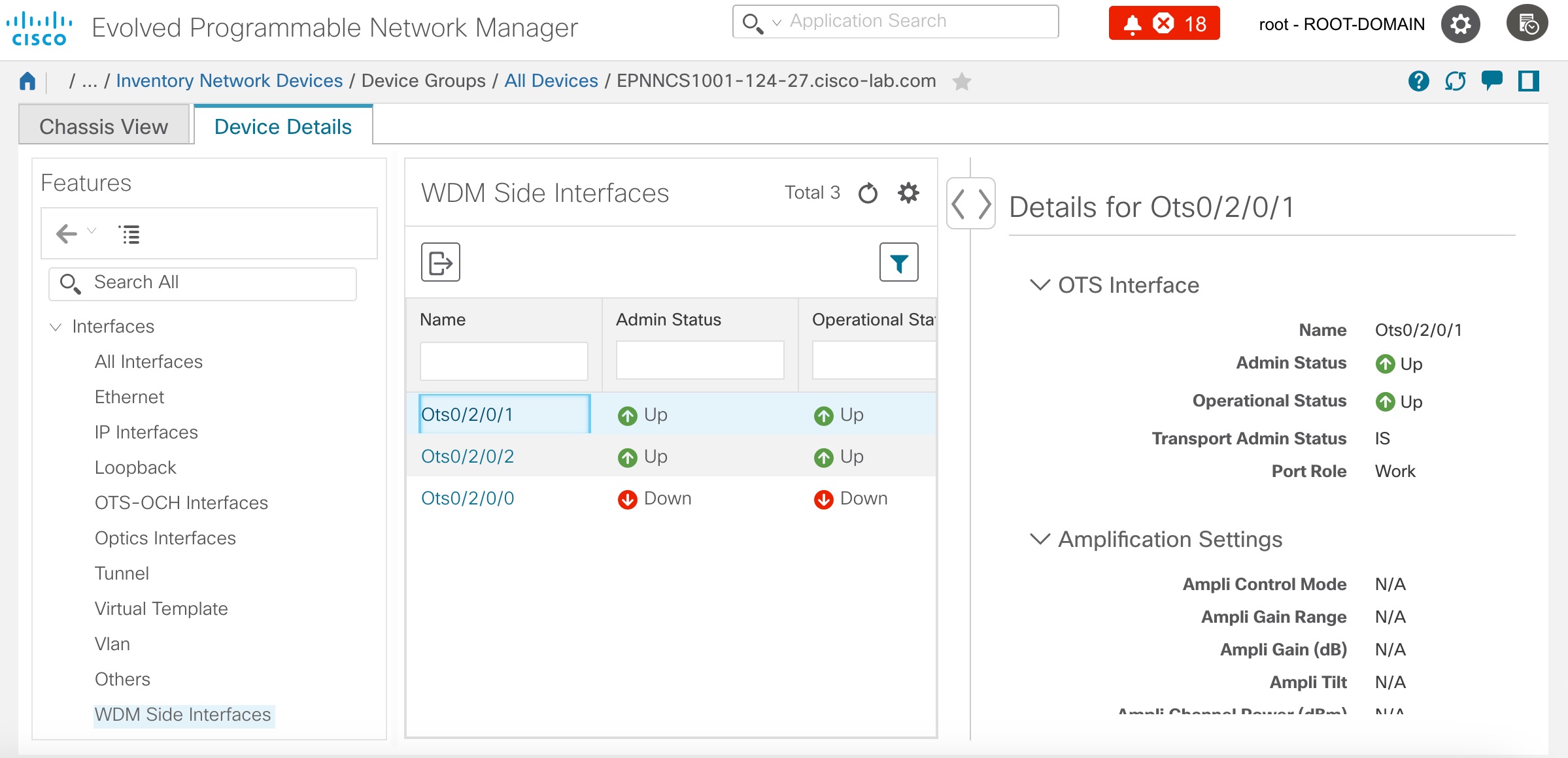 Cisco Evolved Programmable Network Manager 7.0 User and Administrator Guide - View Device ...