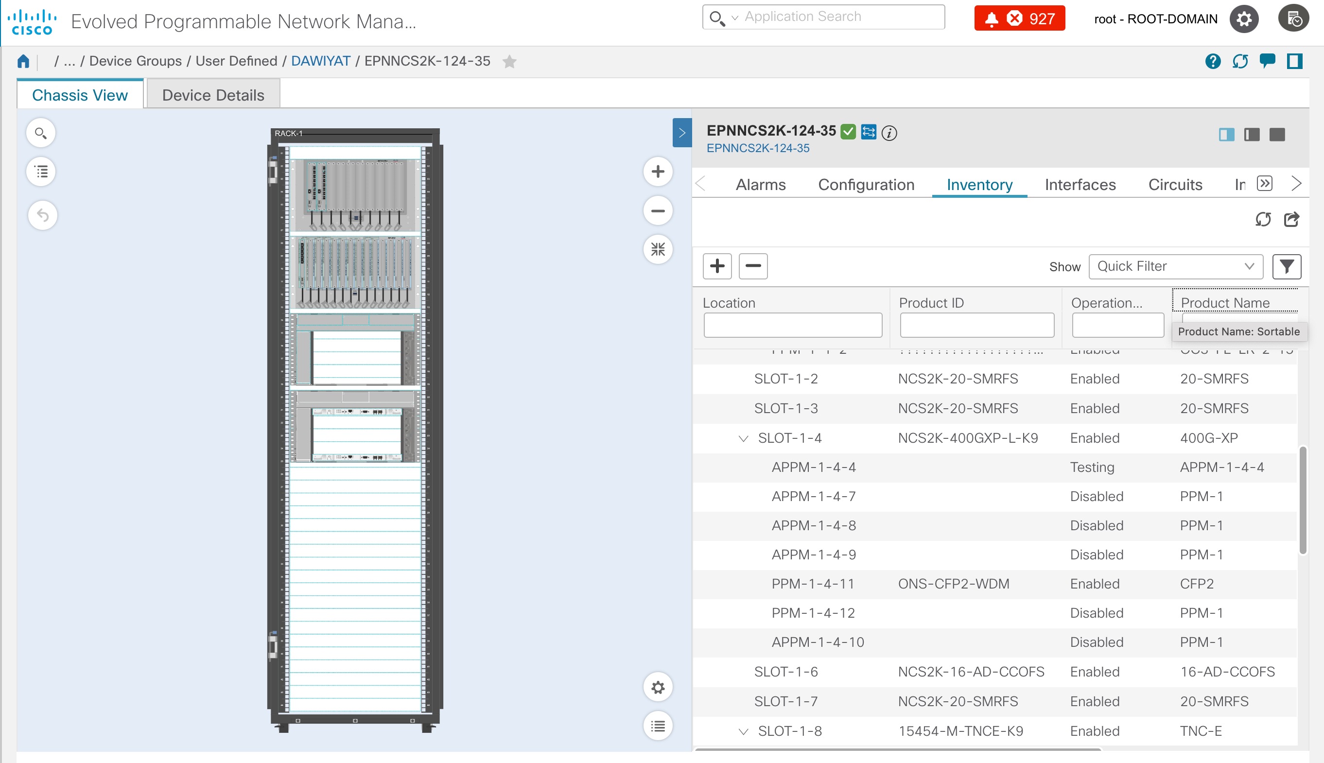 Cisco Evolved Programmable Network Manager 7.0 User and Administrator Guide - View Device ...