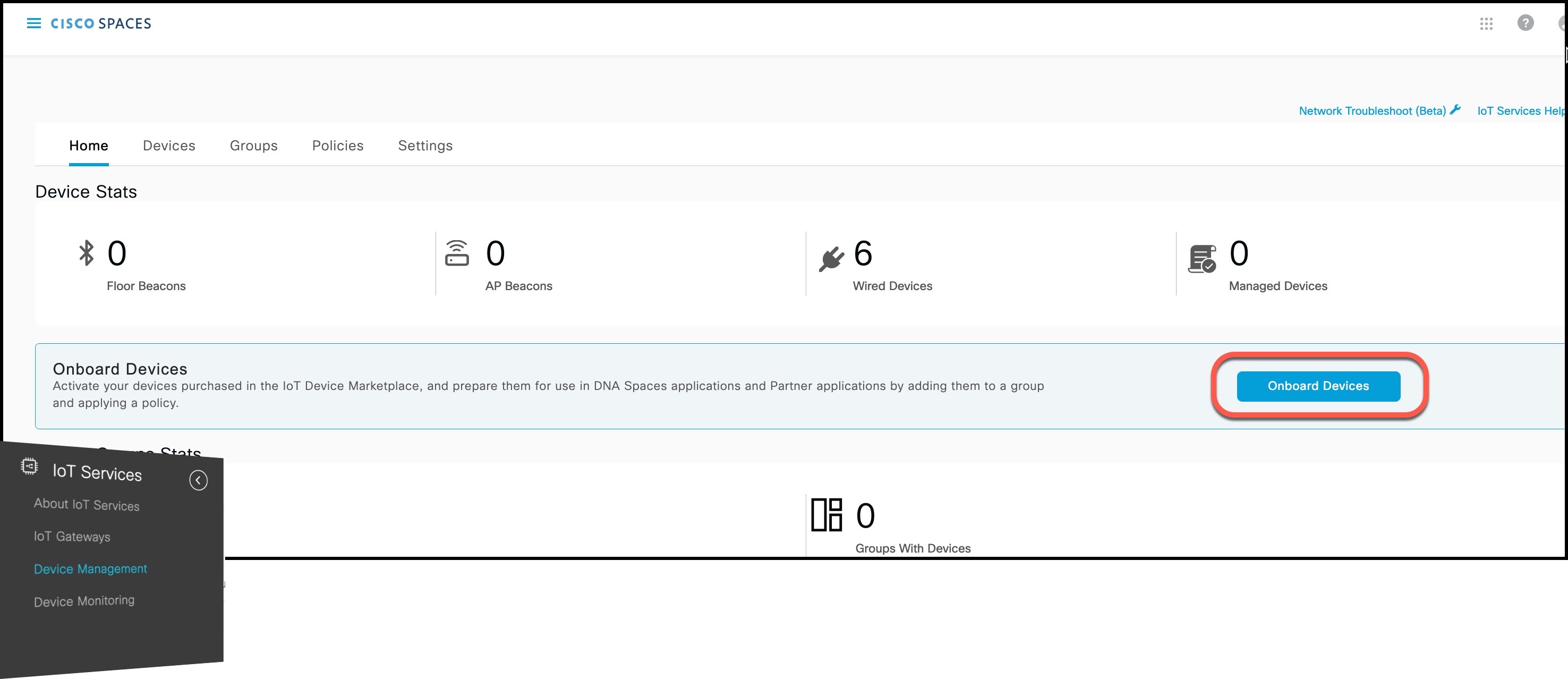 Cisco Spaces Iot Service Configuration Guide Wired Sensors And Wired Devices Cisco Spaces