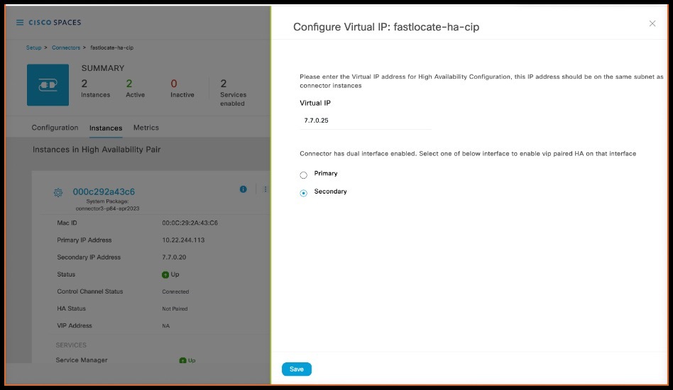 Cisco Spaces Connector 3 Configuration Guide High Availability Support Cisco